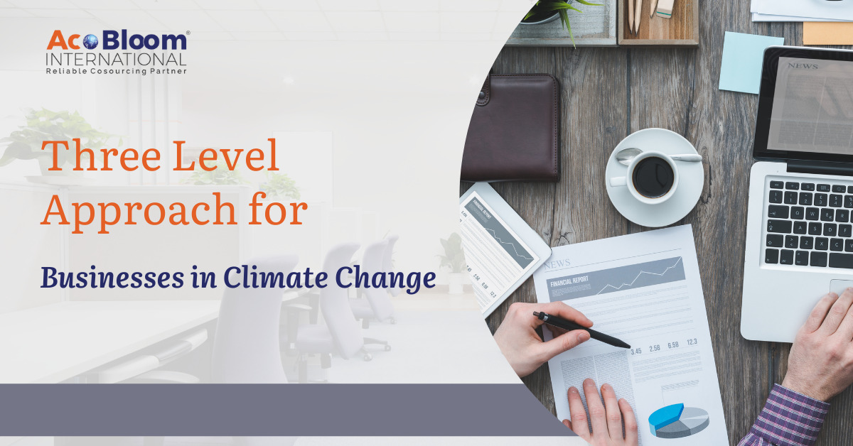 Three Level Approach for Businesses in Climate Change